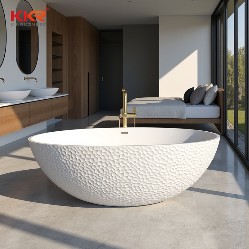 What Is a Solid Surface Bathtub? and What Is the Difference to Acrylic Tubs? | KingKonree