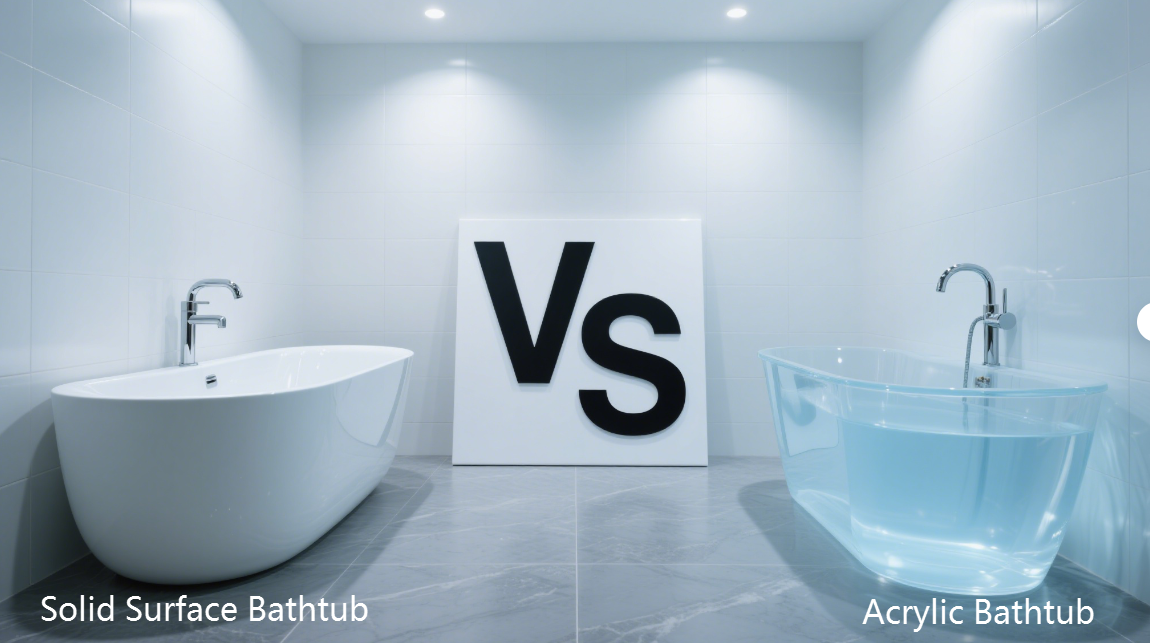 What Is a Solid Surface Bathtub? and What Is the Difference to Acrylic ...