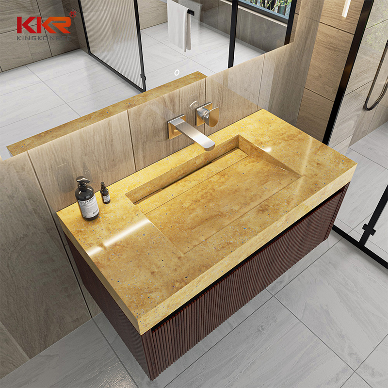 Vanity Sink Design Inspired by the Goldenhues of the Egyptian Pyramids ...