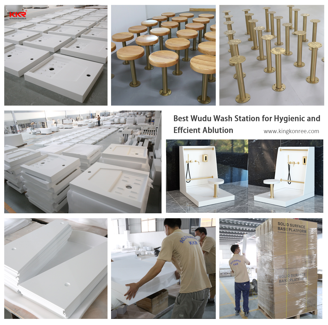 KingKonree Premium Wudu Wash Basin for Prayer Rooms Mosques and Luxury ...