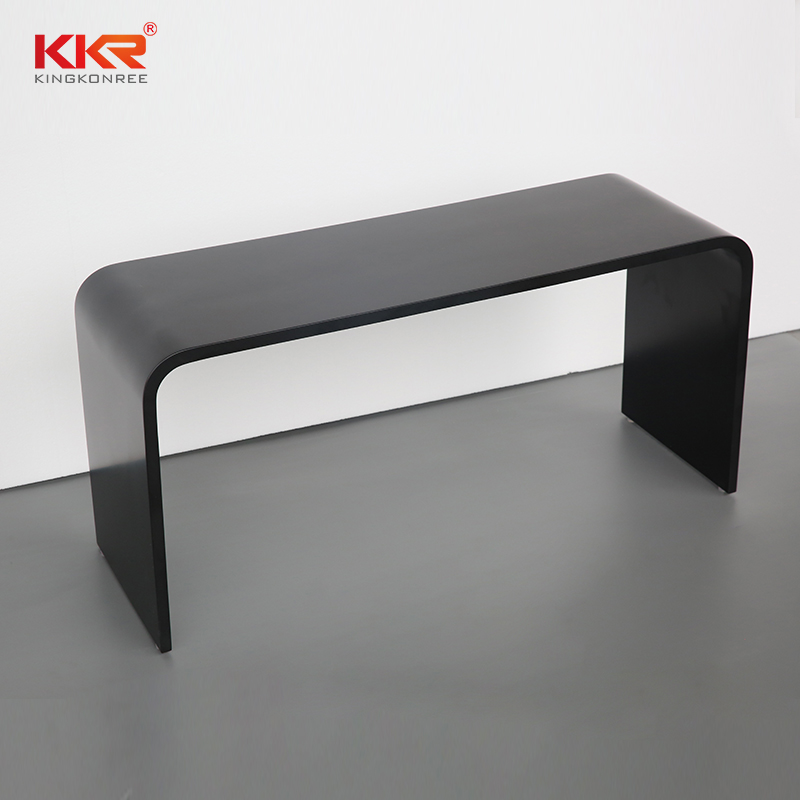 Black Solid Surface Bathroom Stool Luxury Hotel Bathroom Furniture ...