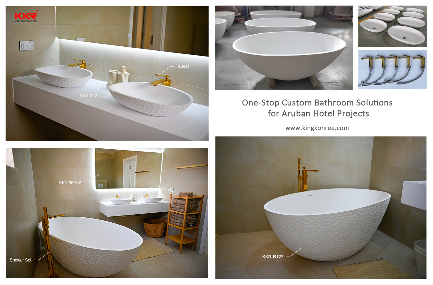 Solid Surface Bathtub, Luxury Hotel Bathtub, Modern Freestanding Tub ...