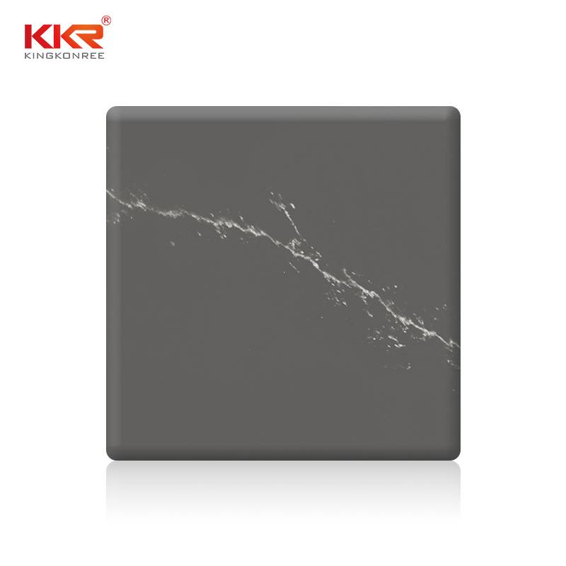 Texture Marble Color Artificial Stone Solid Surface Sheet | Kingkonree