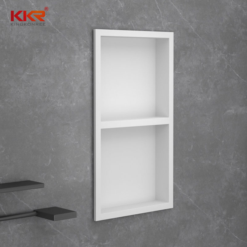 High Quality Shower Wall Solid Surface Anti Rust Shelf Shower Niche