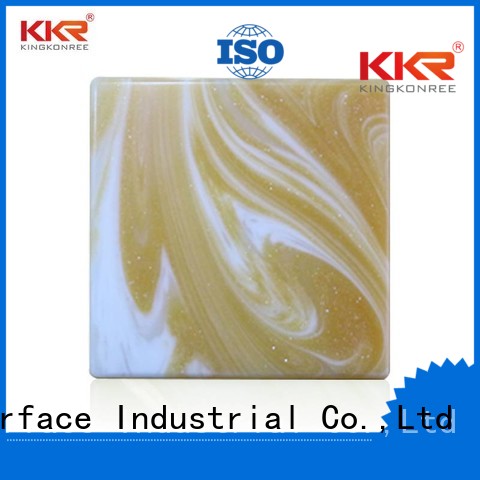 China Manufacture Artificial Stone Translucent Solid Surface Sheets Kkr...