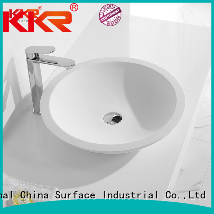 Round Above Counter Wash Basin with 500mm Diameter Kkr-1300 - Kkr ...