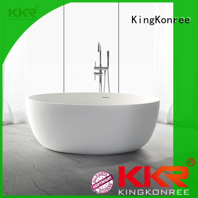 Stand Alone Soaking Bathtubs | Solid Surface Bathtub | KingKonree