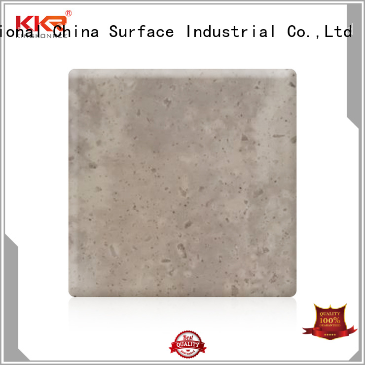 Artificial Stone 100% Pure Acrylic Solid Surface Sheets with Texture Pattern KKR-M6810