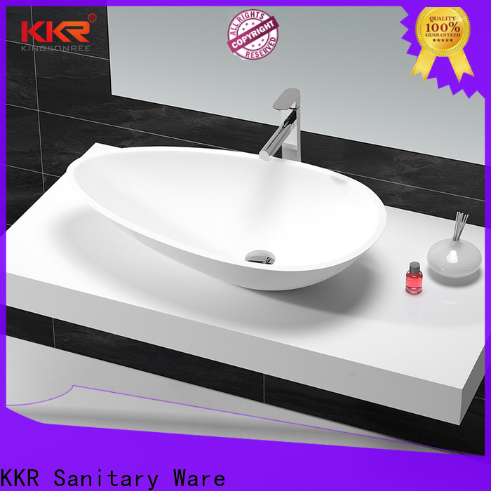 Marble Vanity Wash Basin Design for Restaurant | KingKonree