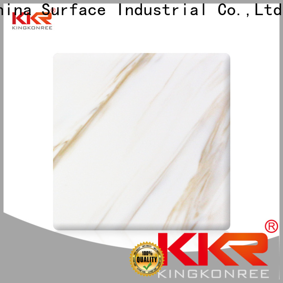 Pure Solid Surface Sheet Slabs From China for Hotel | KingKonree