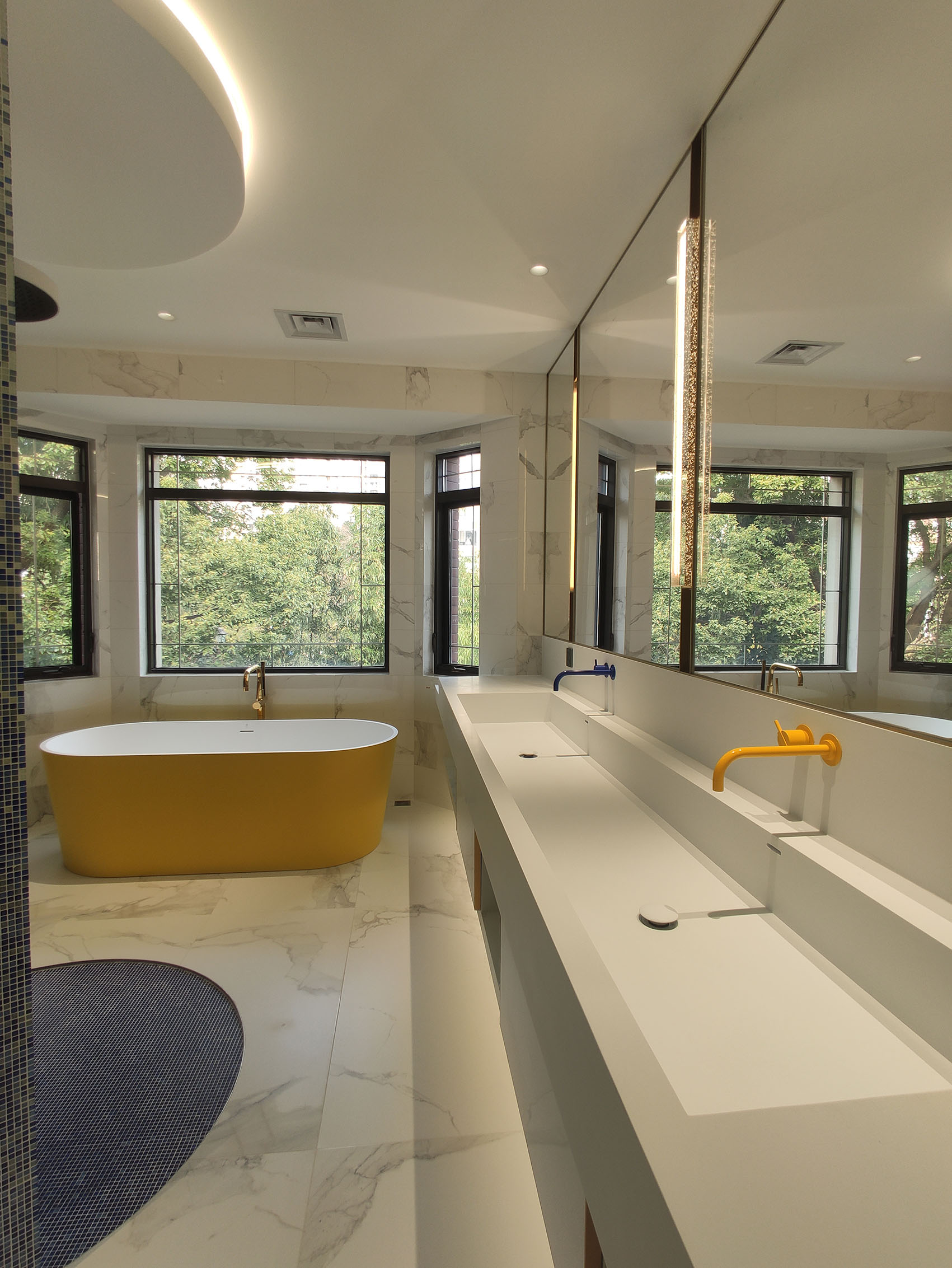 Customized Solid Surface Basins and Bathtubs for Shanghai Villa Project ...