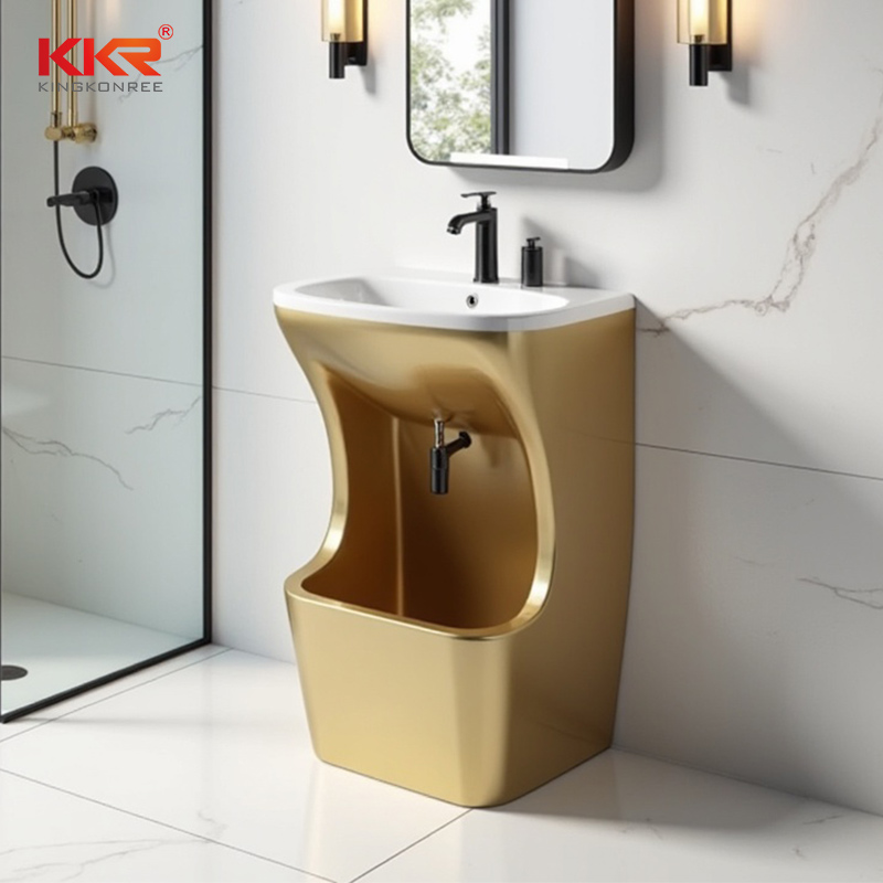 Wudu Wash Basin Supplier, Solid Surface Muslim Wudu Sink | KingKonree